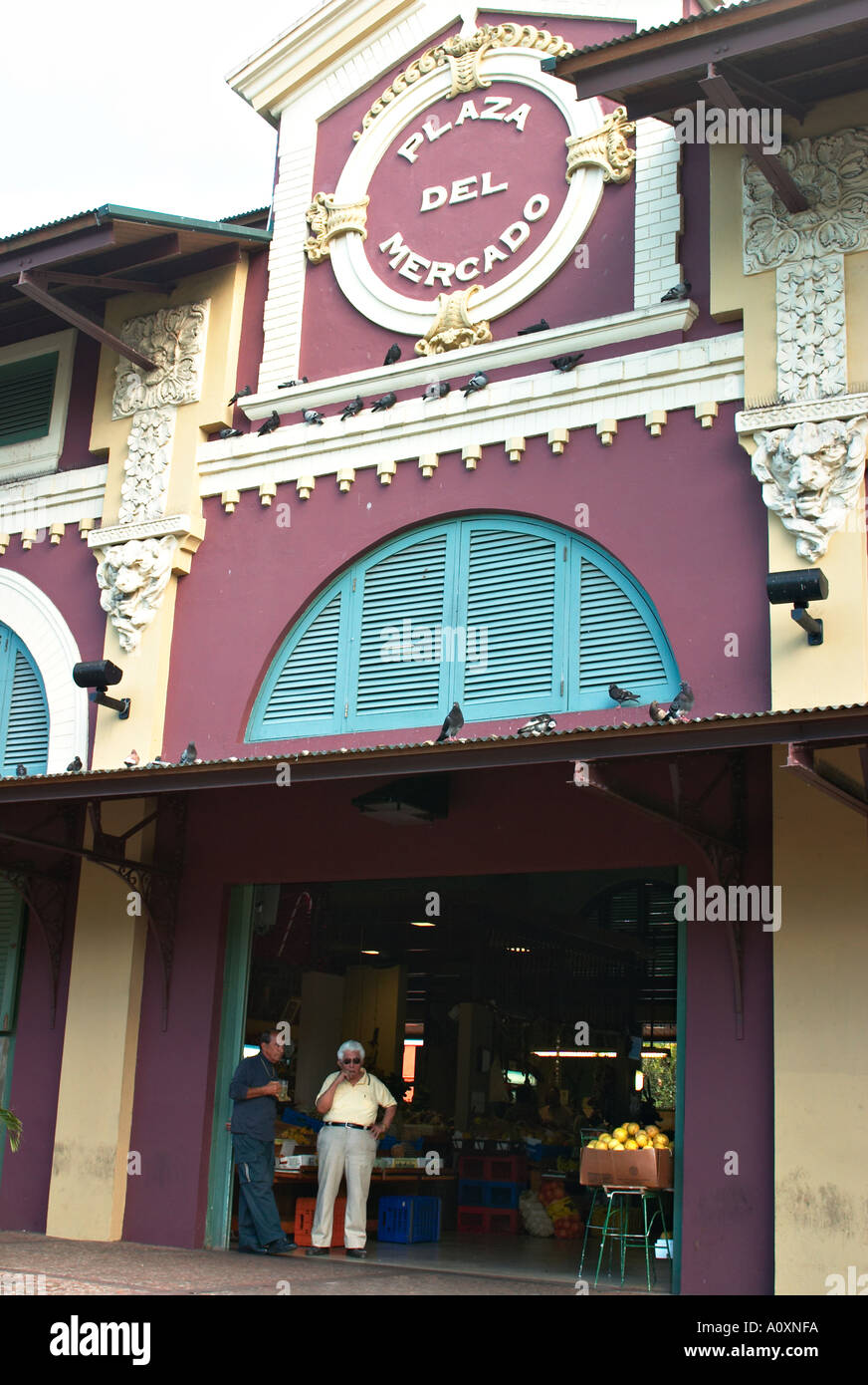 PUERTO RICO San Juan Plaza de Mercado market for fruits vegetables and ...