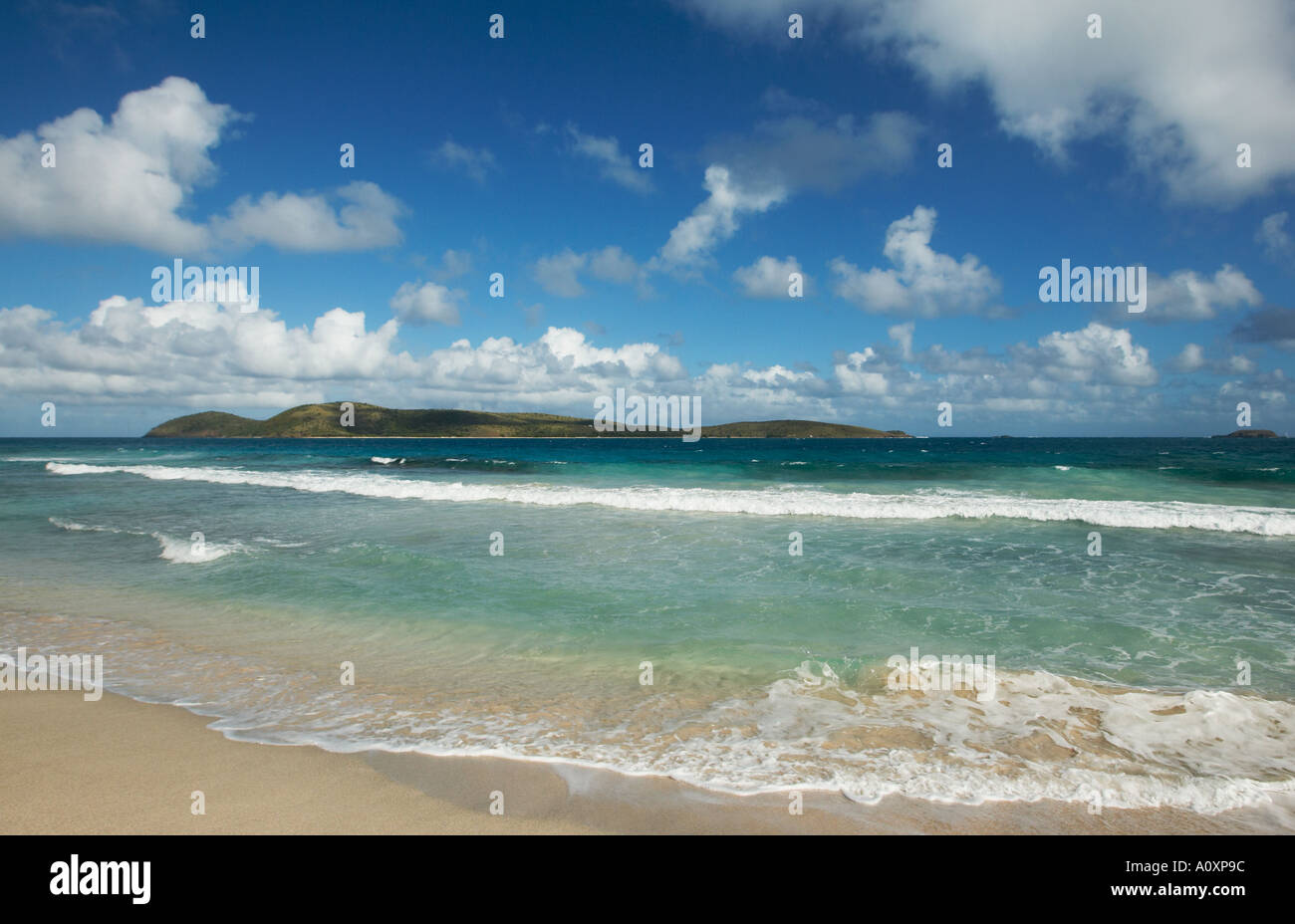 PUERTO RICO Culebra Playa Zoni Zoni beach on east side of island Cayo ...