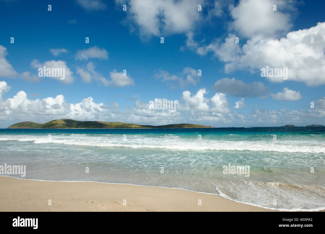 PUERTO RICO Culebra Playa Zoni Zoni beach on east side of island Cayo ...