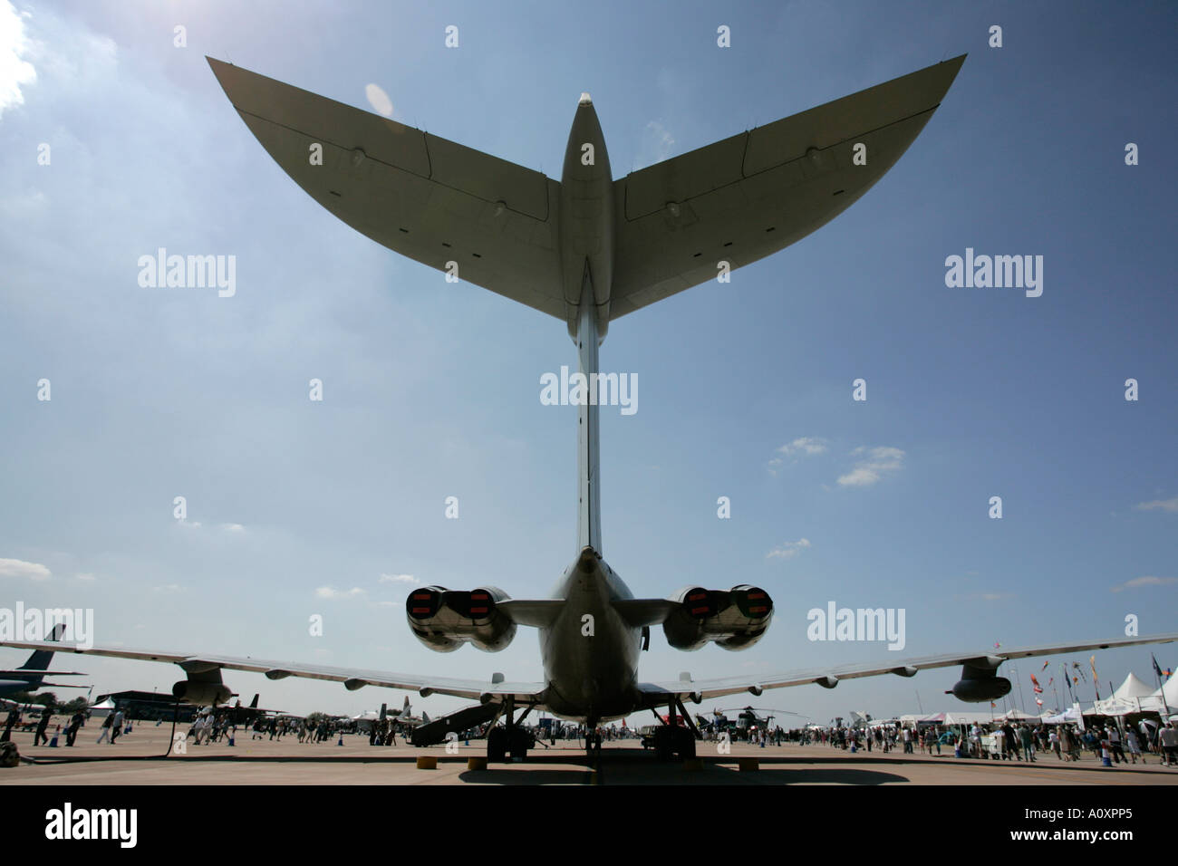 rear view huge tail Royal Air Force VC10 C1K air to air refueling ...