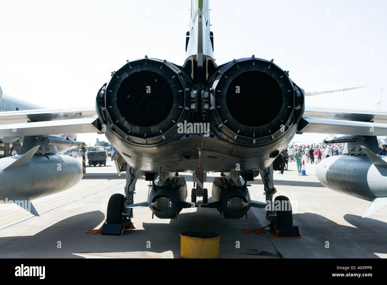 RAF Tornado GR4 rear view engine close up RIAT 2005 RAF Fairford ...