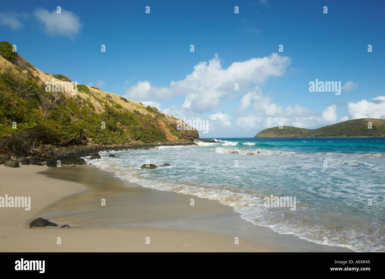 PUERTO RICO Culebra Playa Zoni Zoni beach on east side of island Cayo ...