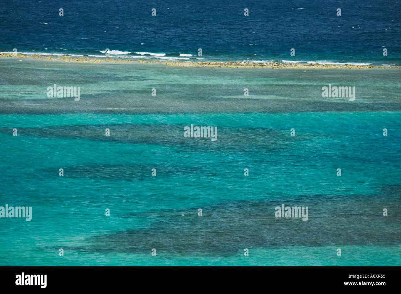 PUERTO RICO Culebra Shallow waters of Ensenada Honda two different ...