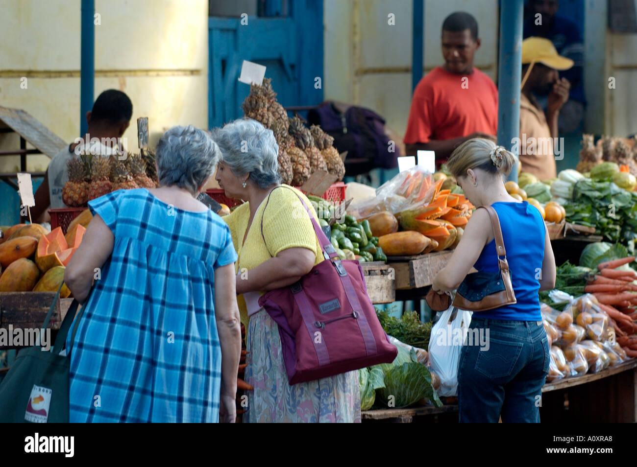 Fruit Vegetable Market Havana Cuba Stock Photo - Alamy