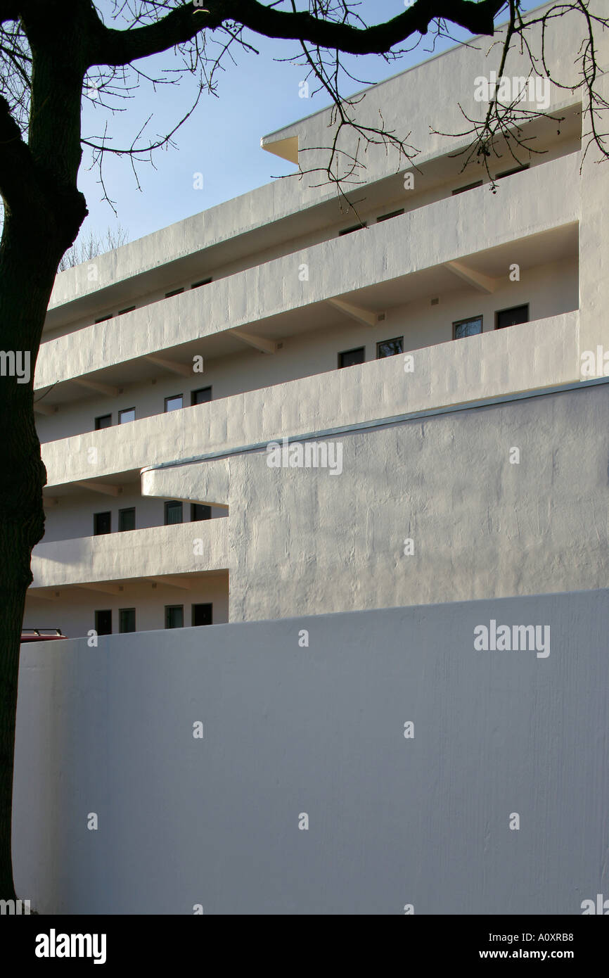 Isokon Flats. Built 1933 - 34. Restored 2004. Exterior. Architect ...