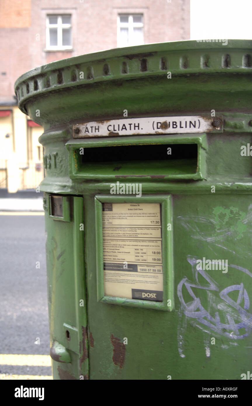 Dublin postbox hi-res stock photography and images - Alamy