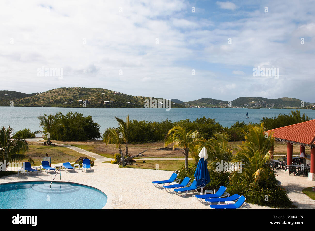 PUERTO RICO Culebra Casa Bonita resort pool and poolside bar Ensenada ...