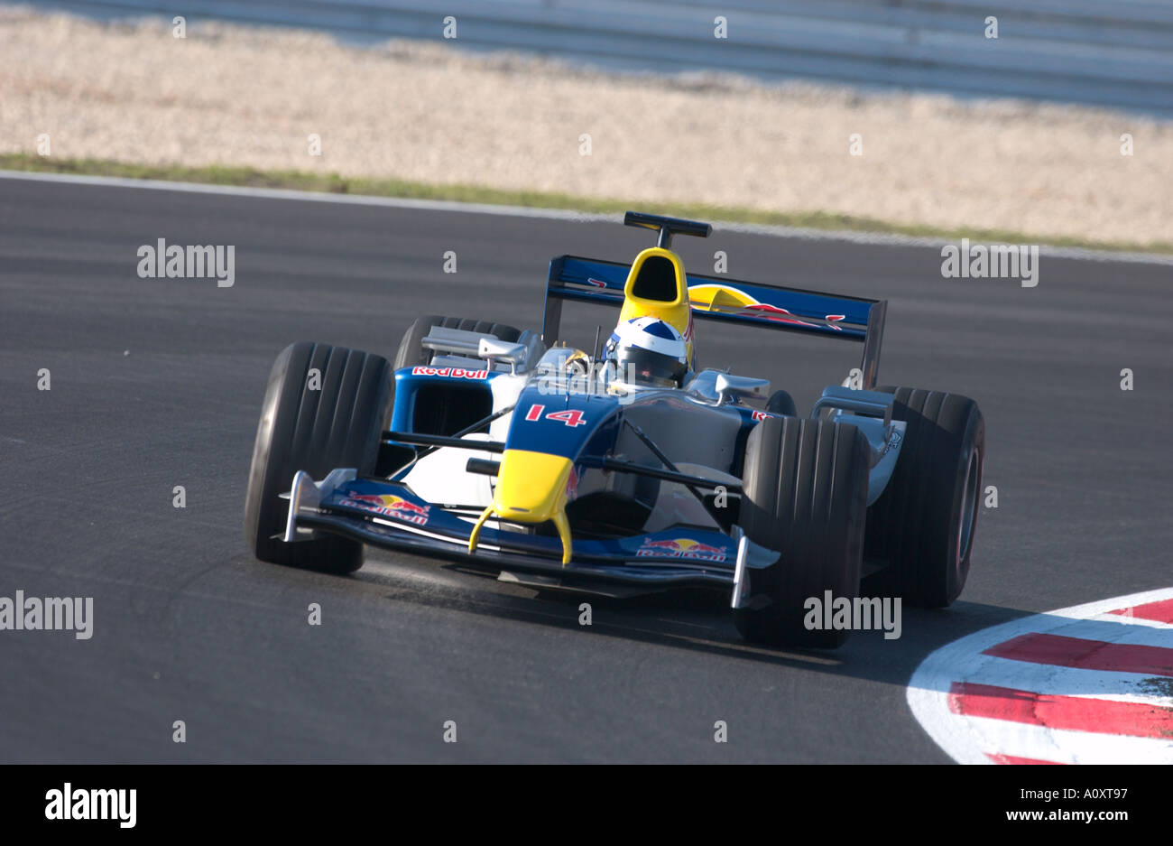 David Coulthard of Scotland in the Red Bull Formula 1 Racecar in 2005 ...