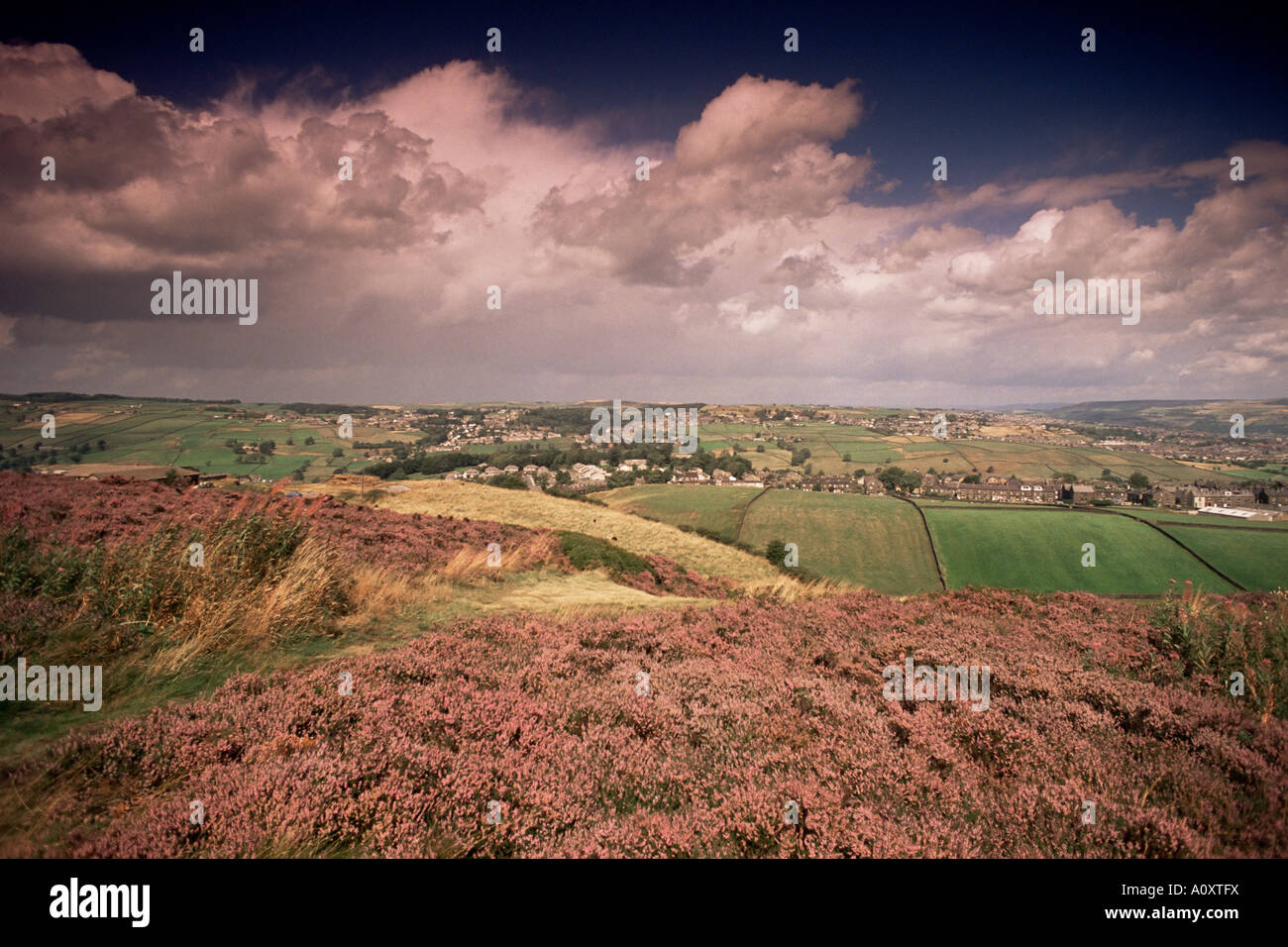 Countryside near Haworth Yorkshire England United Kingdom Europe Stock ...