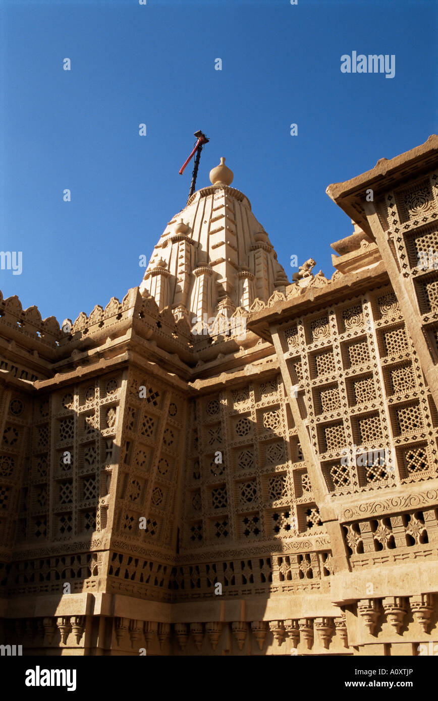 Jain temple of Luderwa Loduva near Jaisalmer Rajasthan state India Asia ...