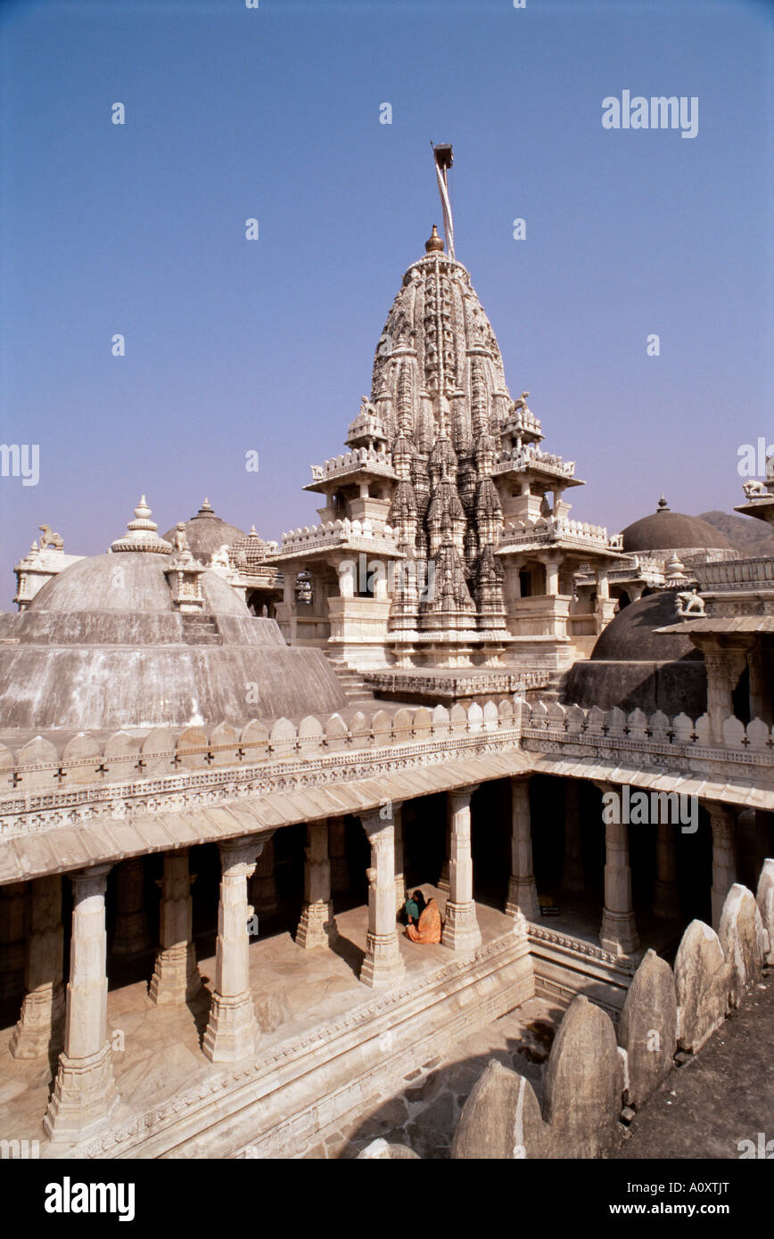 Jain temple of Chaumukha built in the 14th century Ranakpur Rajasthan ...
