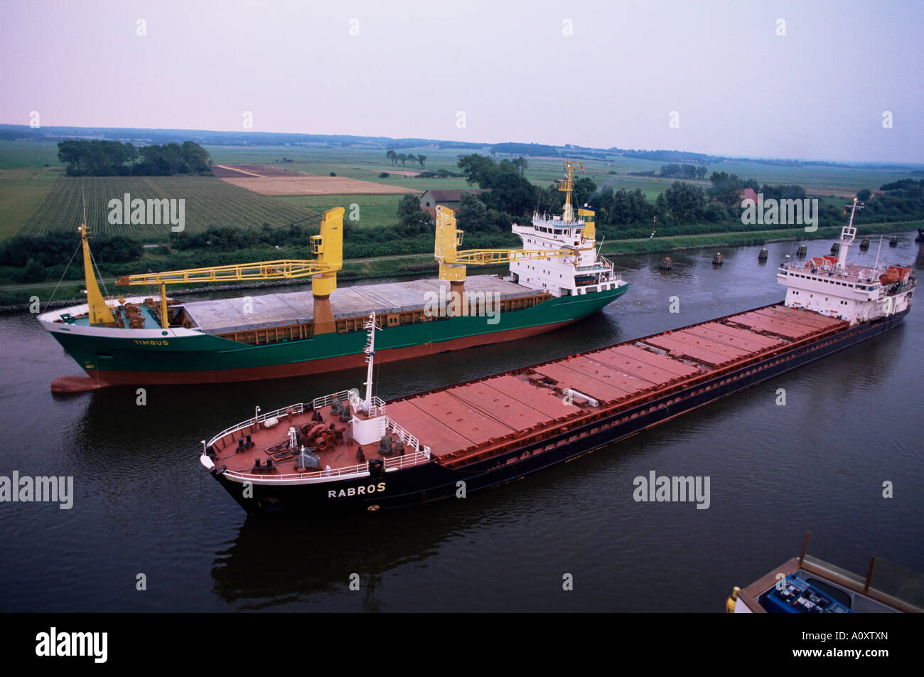 Nord Ostsee Kanal Kiel Canal Germany Europe Stock Photo - Alamy