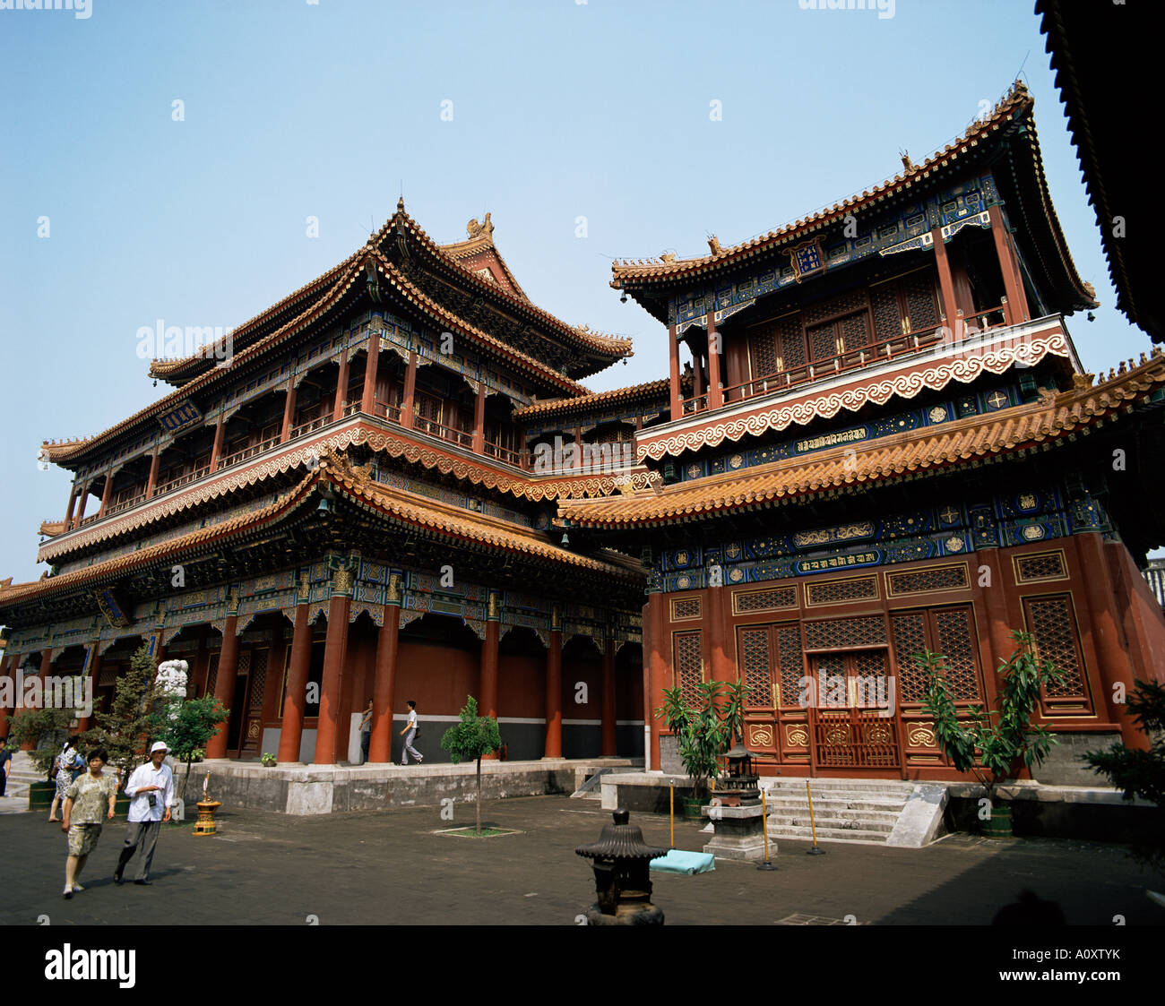 Lama Temple Yonghegong Beijing China Asia Stock Photo - Alamy