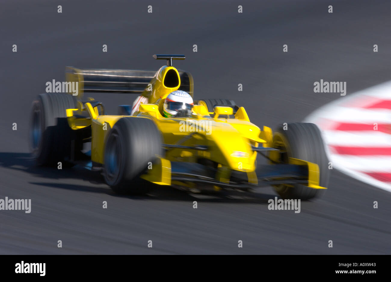 Yellow Racing Car Stock Photos & Yellow Racing Car Stock Images - Alamy