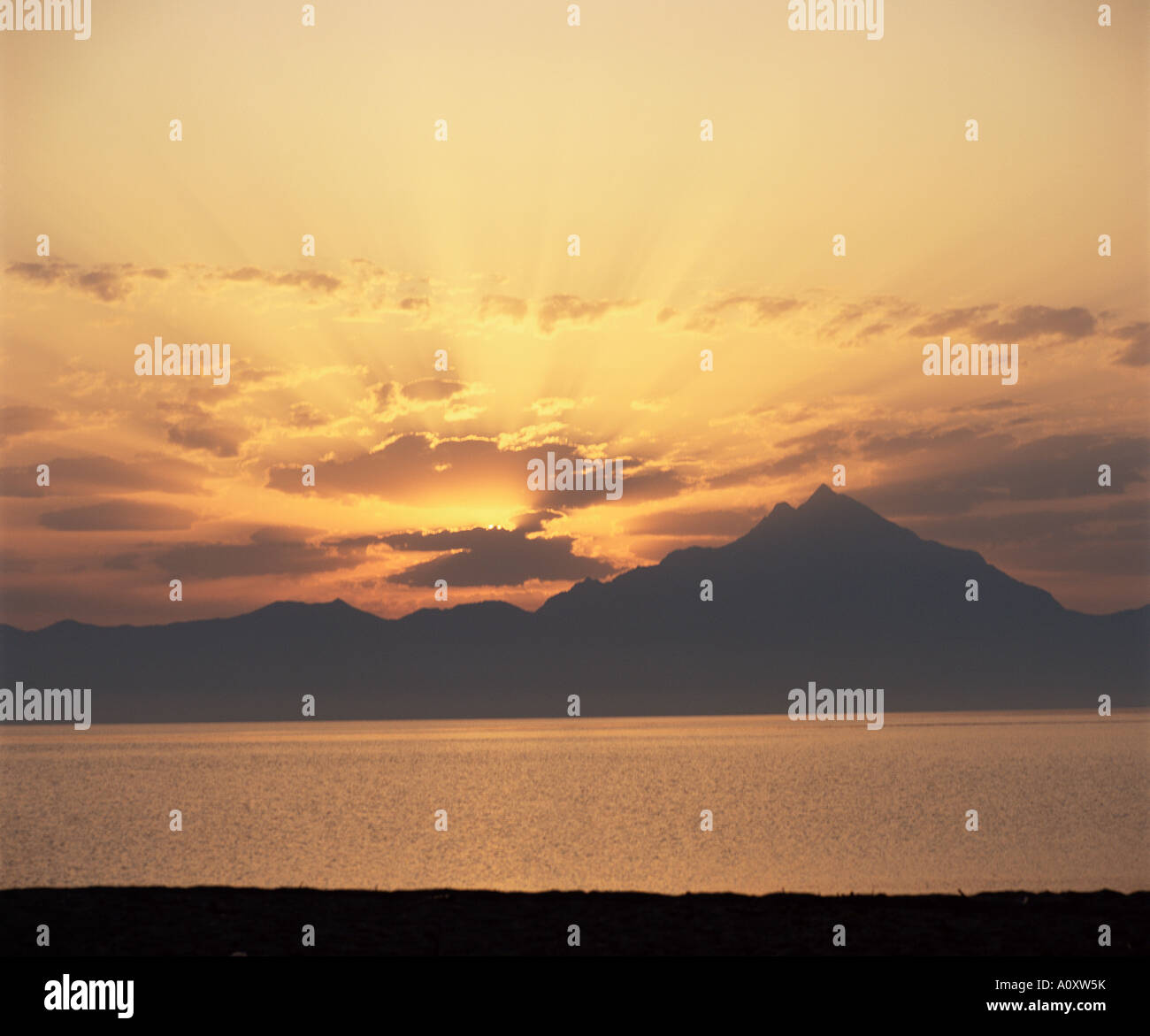 The Holy Mountain Aghion Oros Mount Athos Greece Europe Stock Photo - Alamy