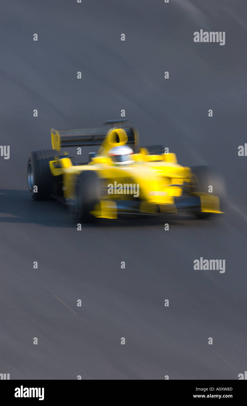 Yellow Formula One Racecar in 2005 Stock Photo - Alamy