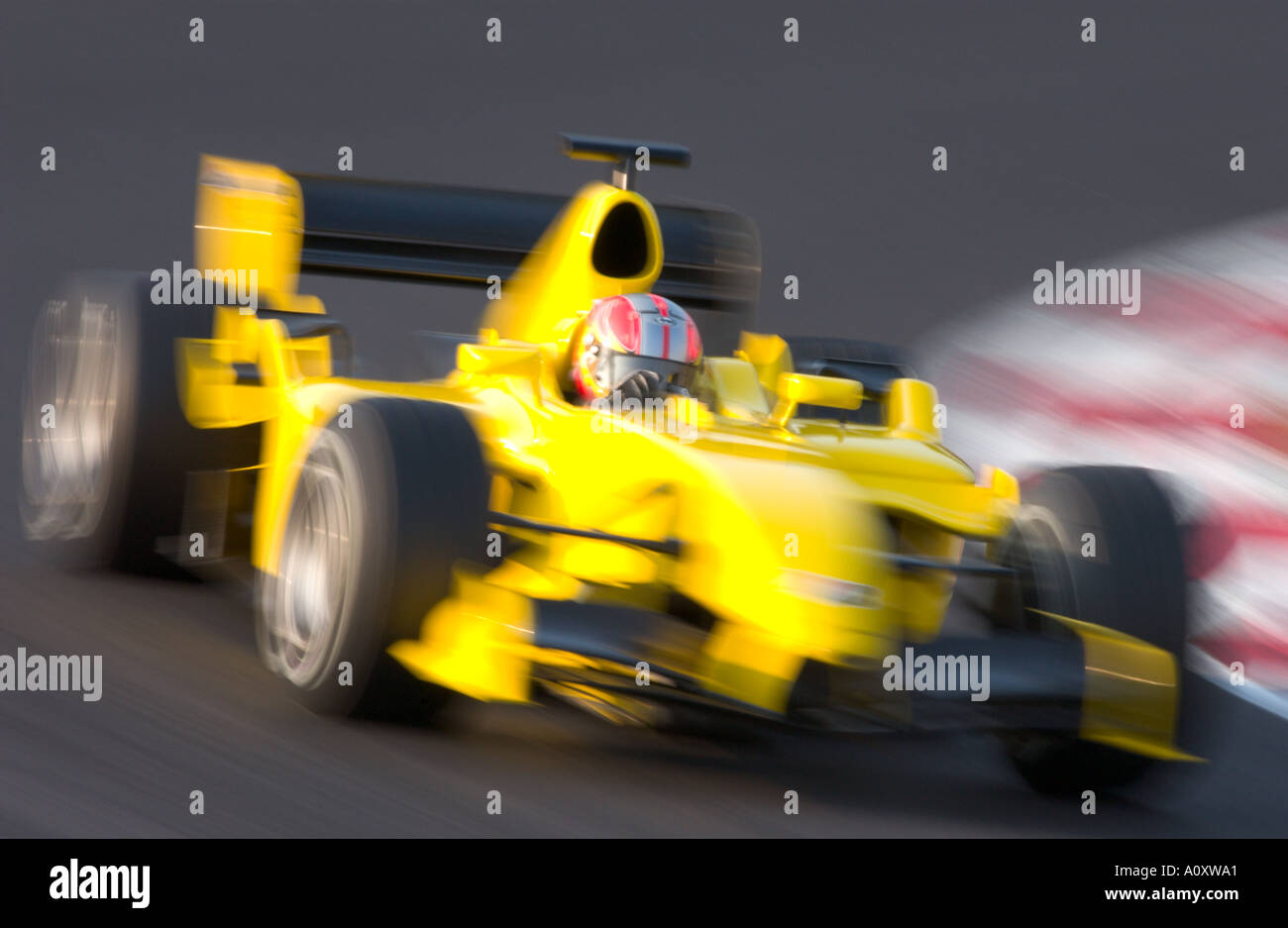 Yellow Formula One Racecar in 2005 Stock Photo - Alamy