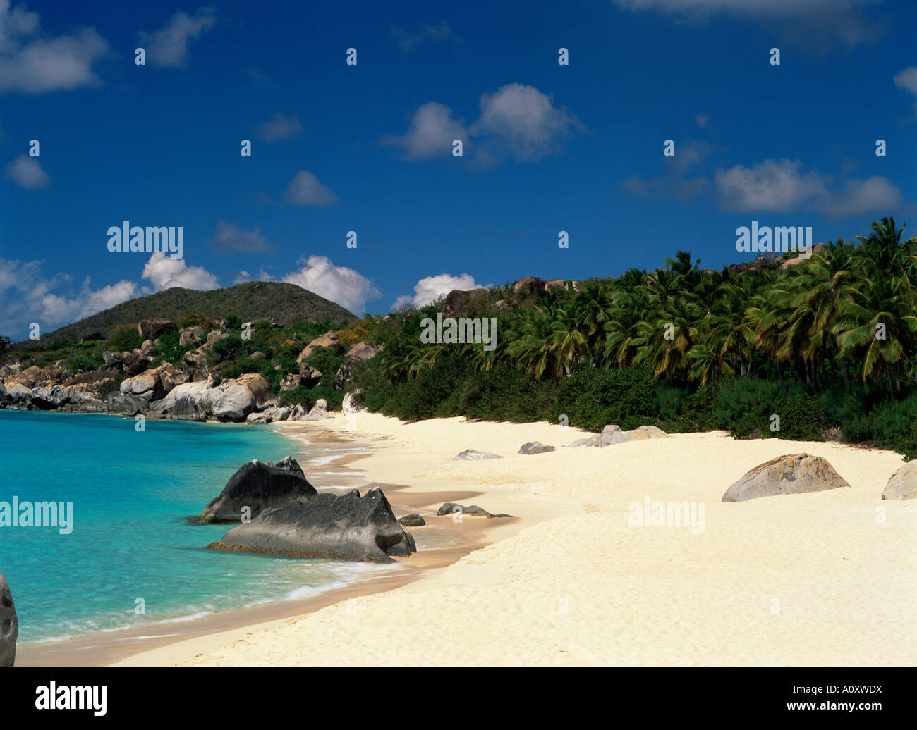Little Trunk Bay Virgin Gorda British Virgin Islands West Indies ...