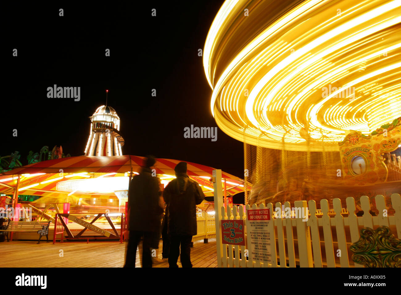 Fairground ride. Brighton pier, England Stock Photo - Alamy