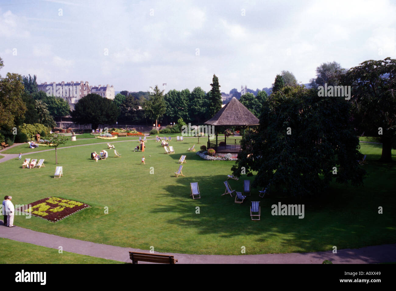 The parade gardens, Bath Stock Photo - Alamy