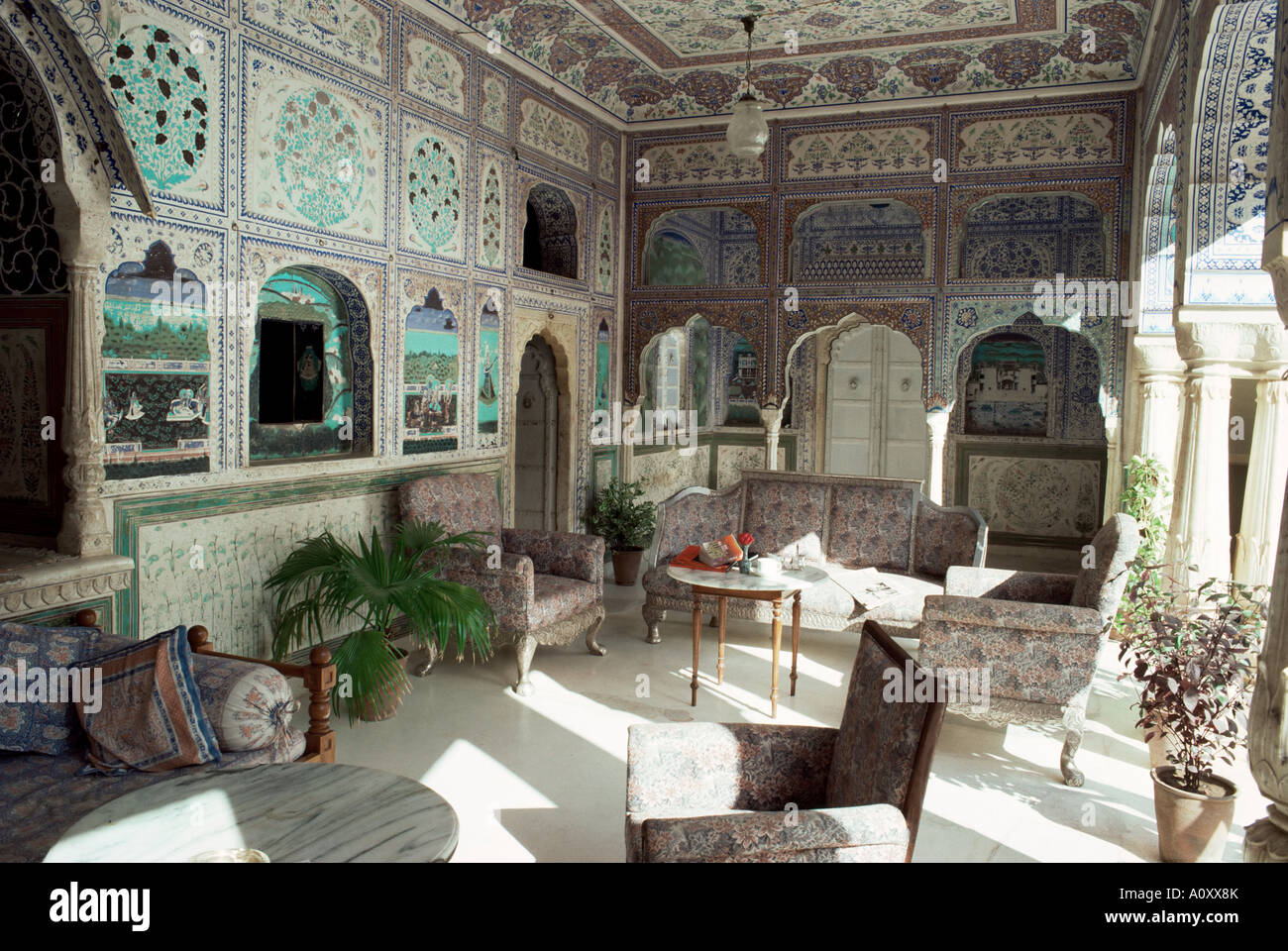 The exquisitely hand painted Sultan Mahal one of the finest examples of ...