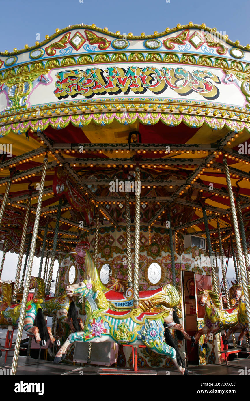 Brighton children carousel hi-res stock photography and images - Alamy