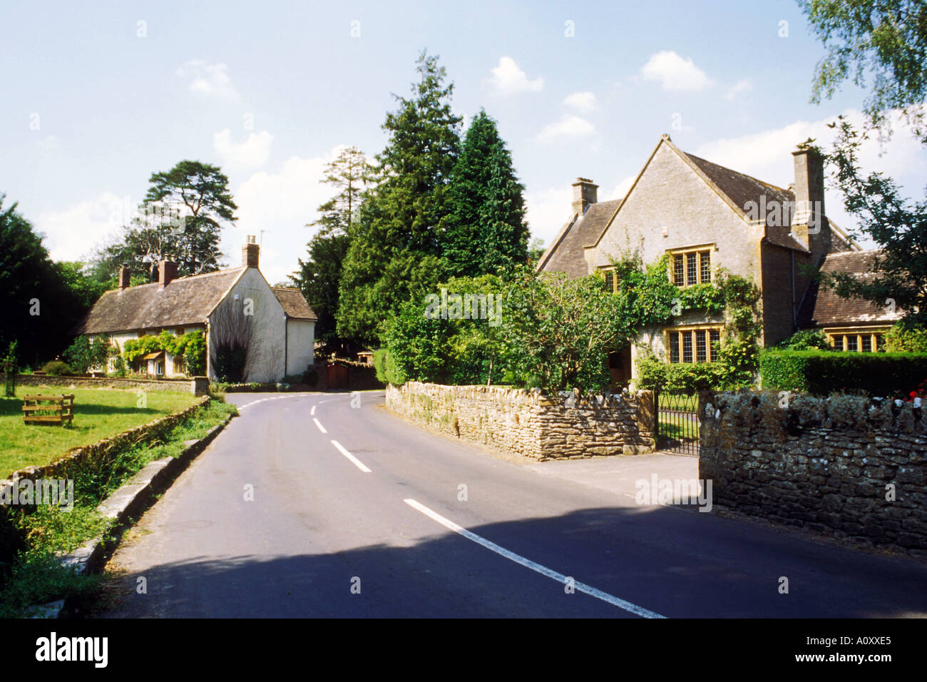 East Coker Village in Somerset birthplace of TS Elliot Stock Photo - Alamy