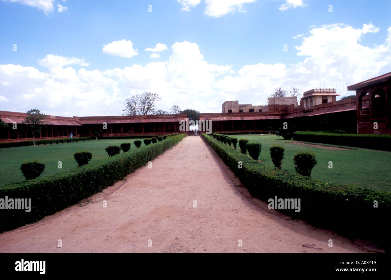 The Fort of Akbar the Great at Fatehpur Sikri in Rajasthan India Stock ...