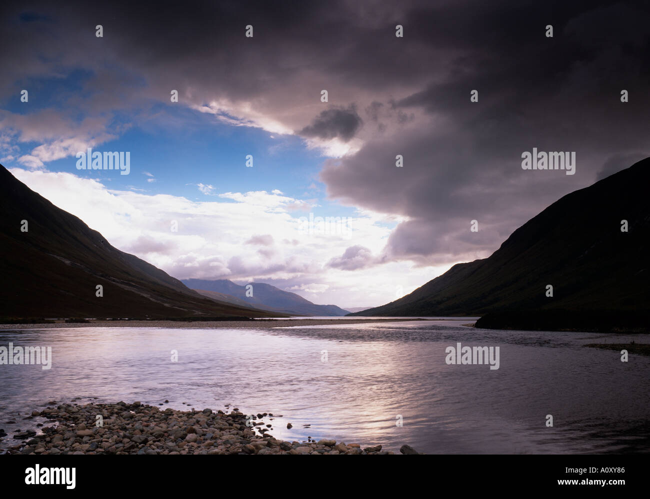 Loch Leven Scottish Highlands Stock Photo - Alamy