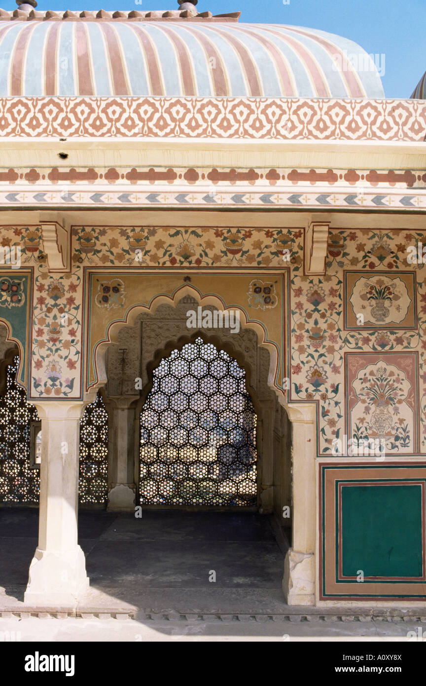 Decorative detail Amber Fort one of the great Rajput forts Amber near ...