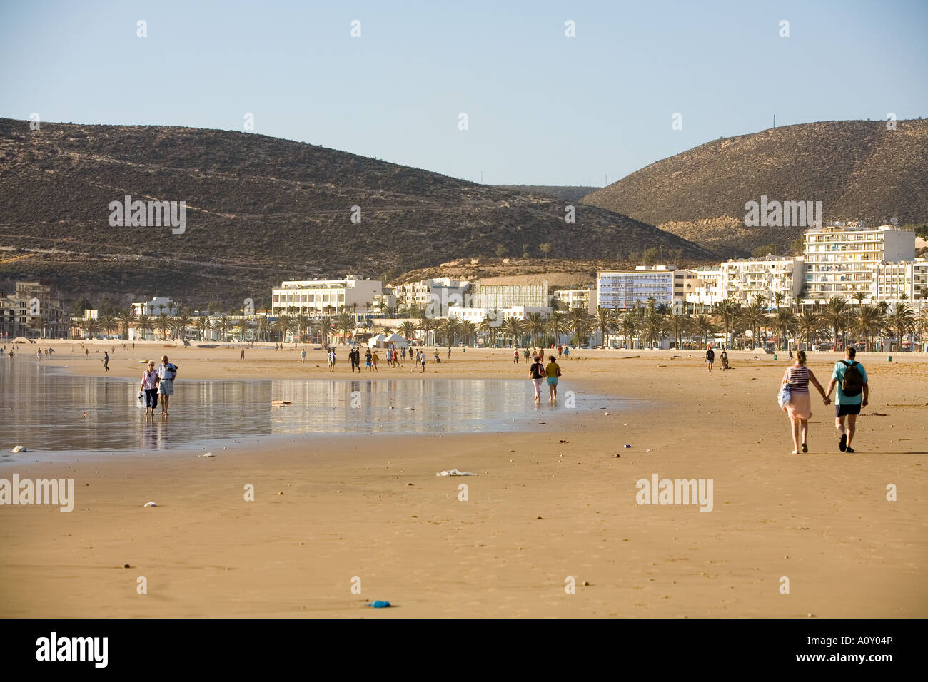 Agadir Beach Morocco Stock Photo - Alamy