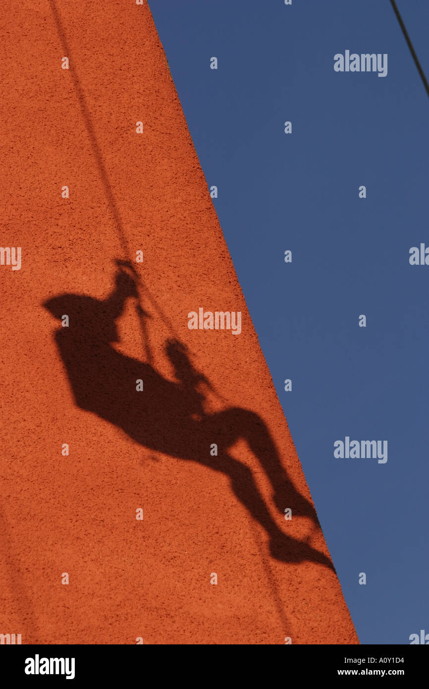 Repelling climbing wall hi-res stock photography and images - Alamy