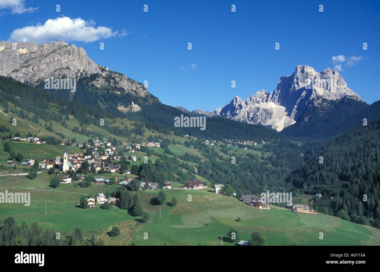 Pelmo and Civetta mountains Veneto Italy Stock Photo - Alamy