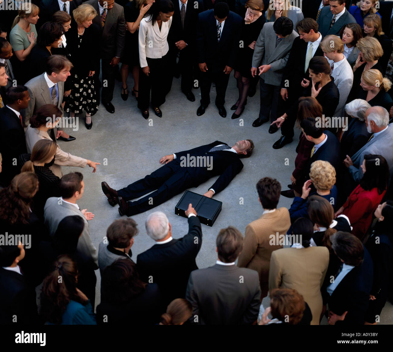 Standing holding looking the end dead body hi-res stock photography and ...