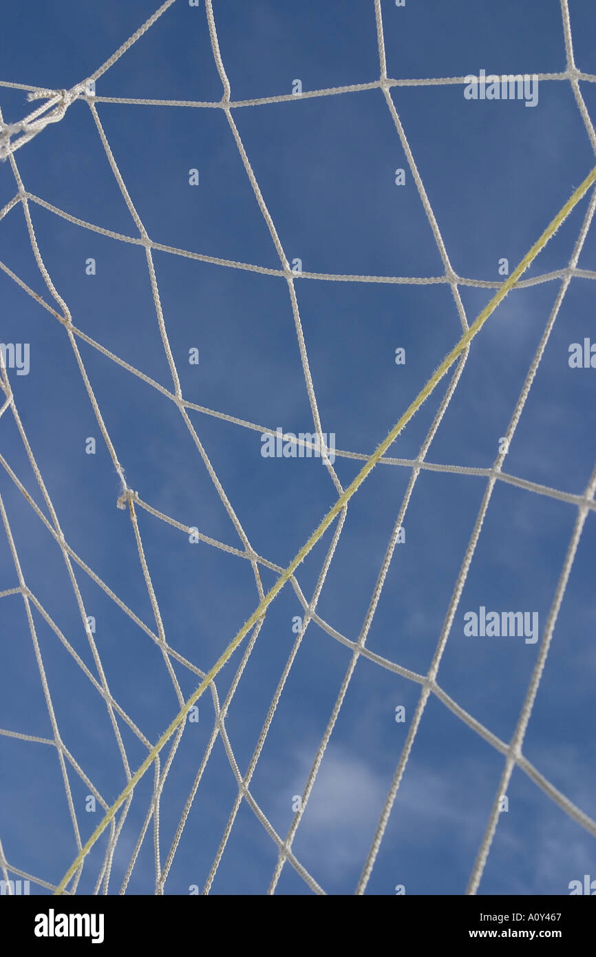 Detail of goal post netting hi-res stock photography and images - Alamy