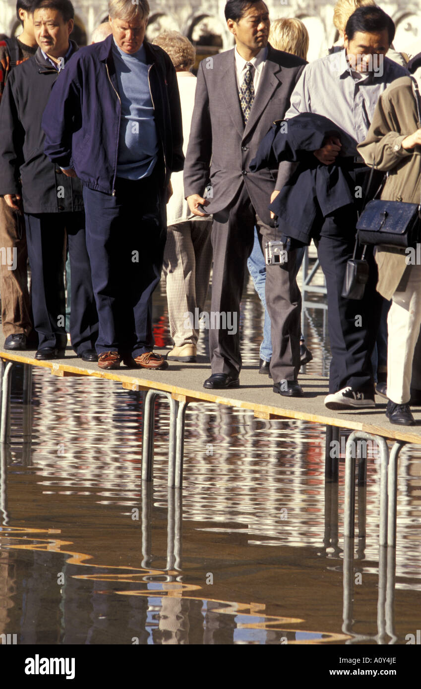 Water at flood level Venice Veneto Italy Stock Photo - Alamy