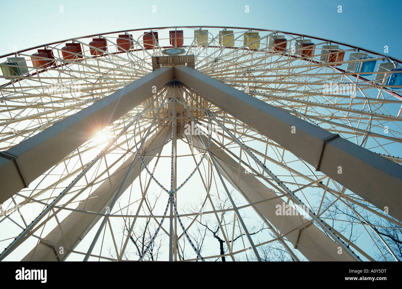 Low angle view of a ferris wheel Stock Photo - Alamy