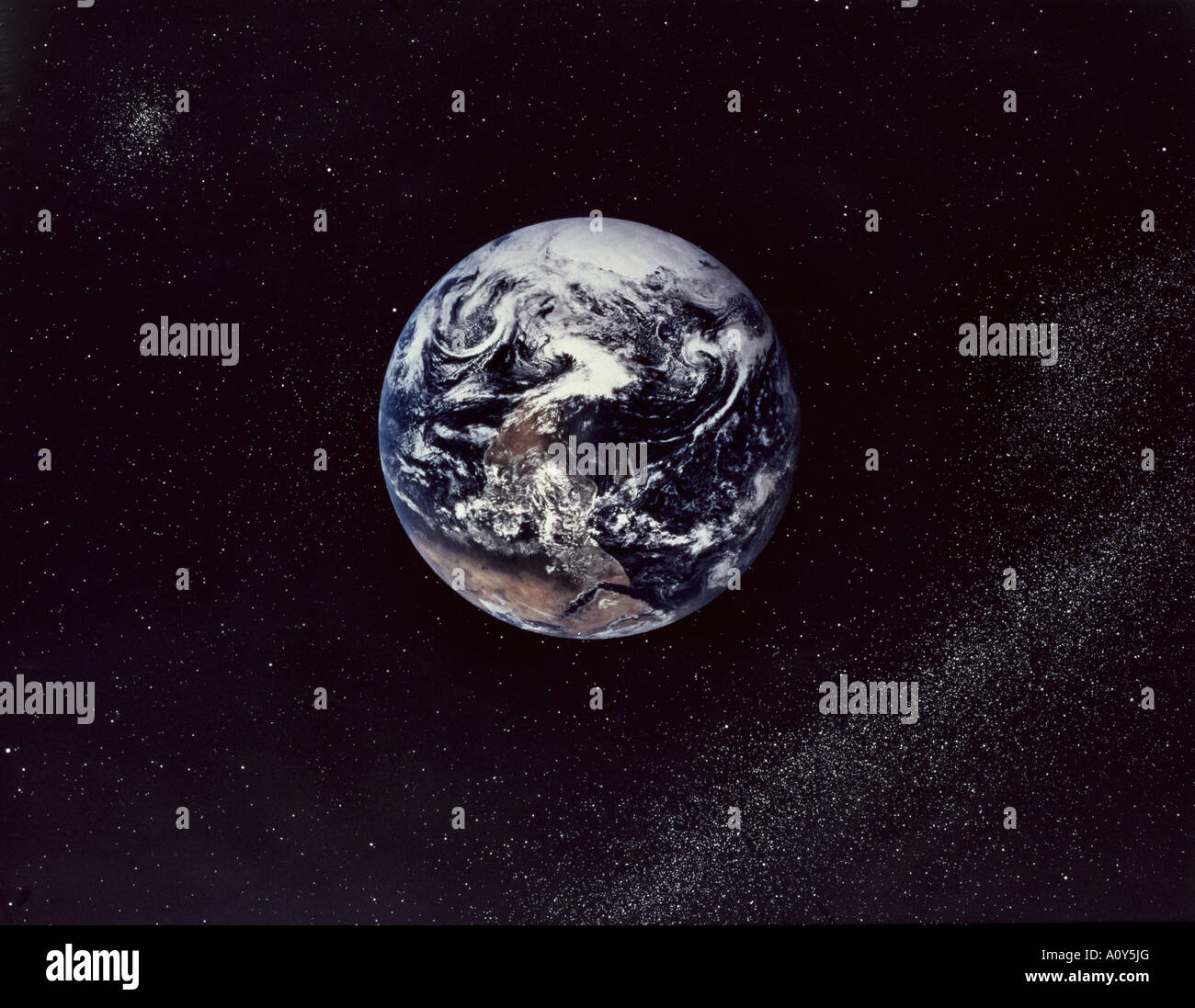 Satellite view of the Earth, Apollo 17 Spacecraft Stock Photo - Alamy