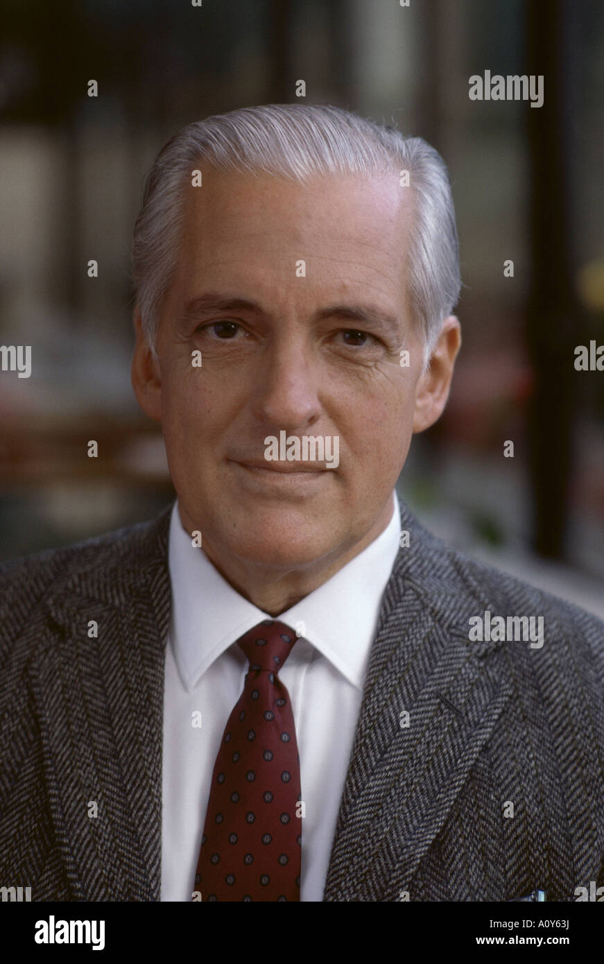 Portrait of a businessman looking serious Stock Photo - Alamy