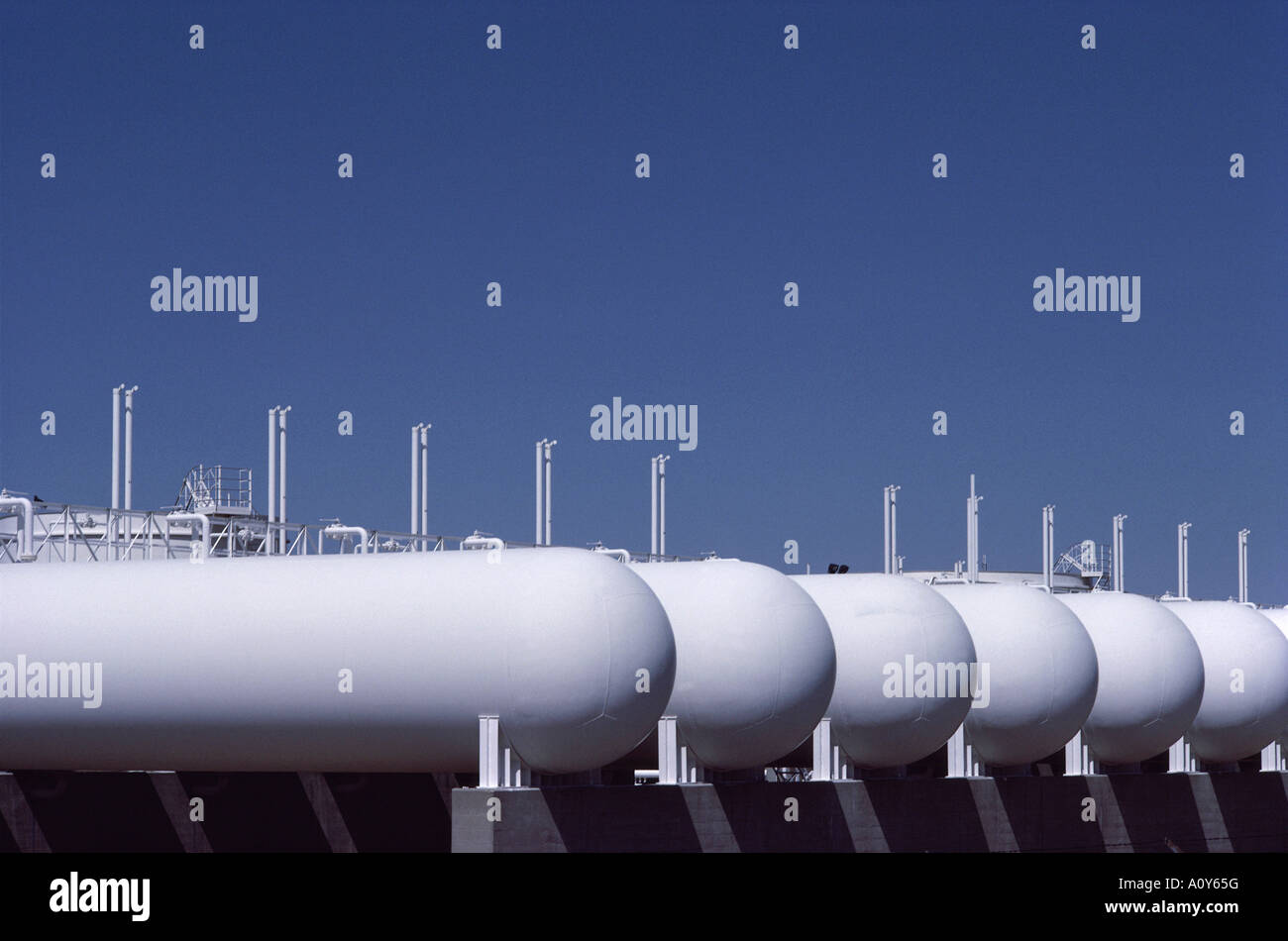 Propane Storage Tanks Stock Photo - Alamy