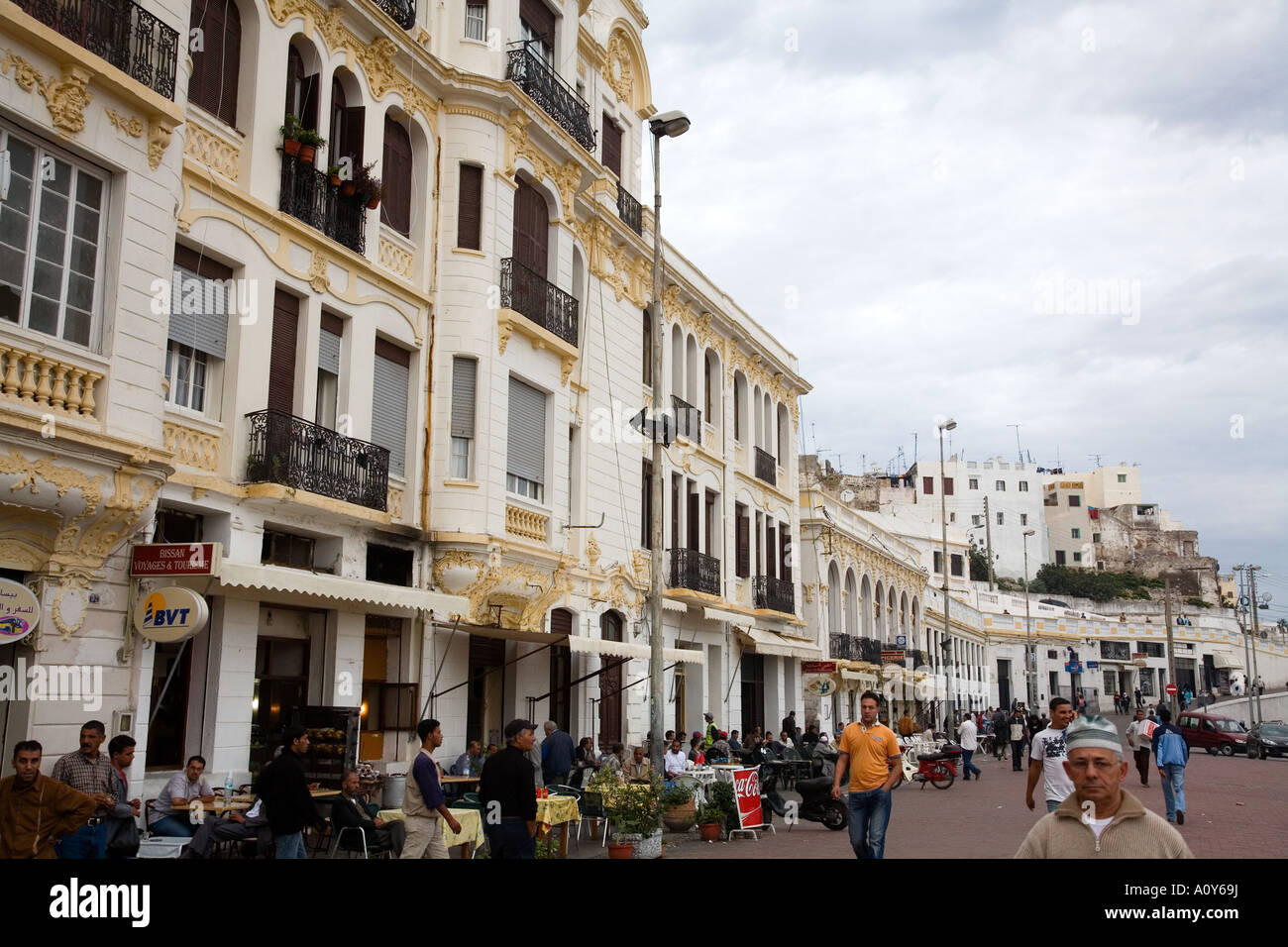 street scene Tangier Morocco Stock Photo - Alamy