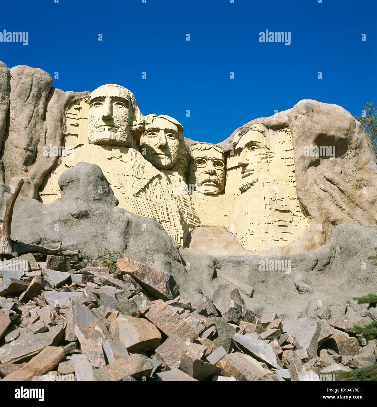 American presidents look out from Legoland s Mount Rushmore a faithful ...