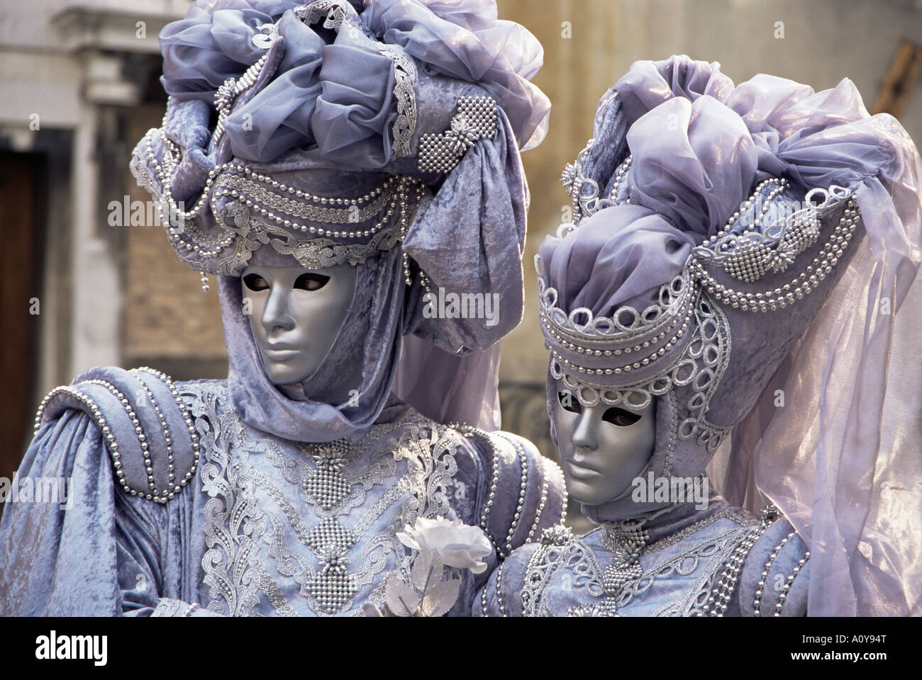 People in Carnival costume Venice Veneto Italy Europe Stock Photo - Alamy