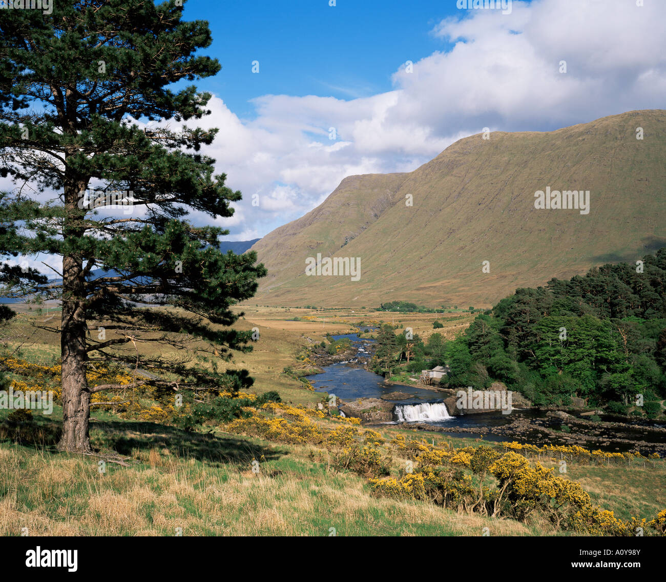 Aasleagh waterfall county mayo hi-res stock photography and images - Alamy