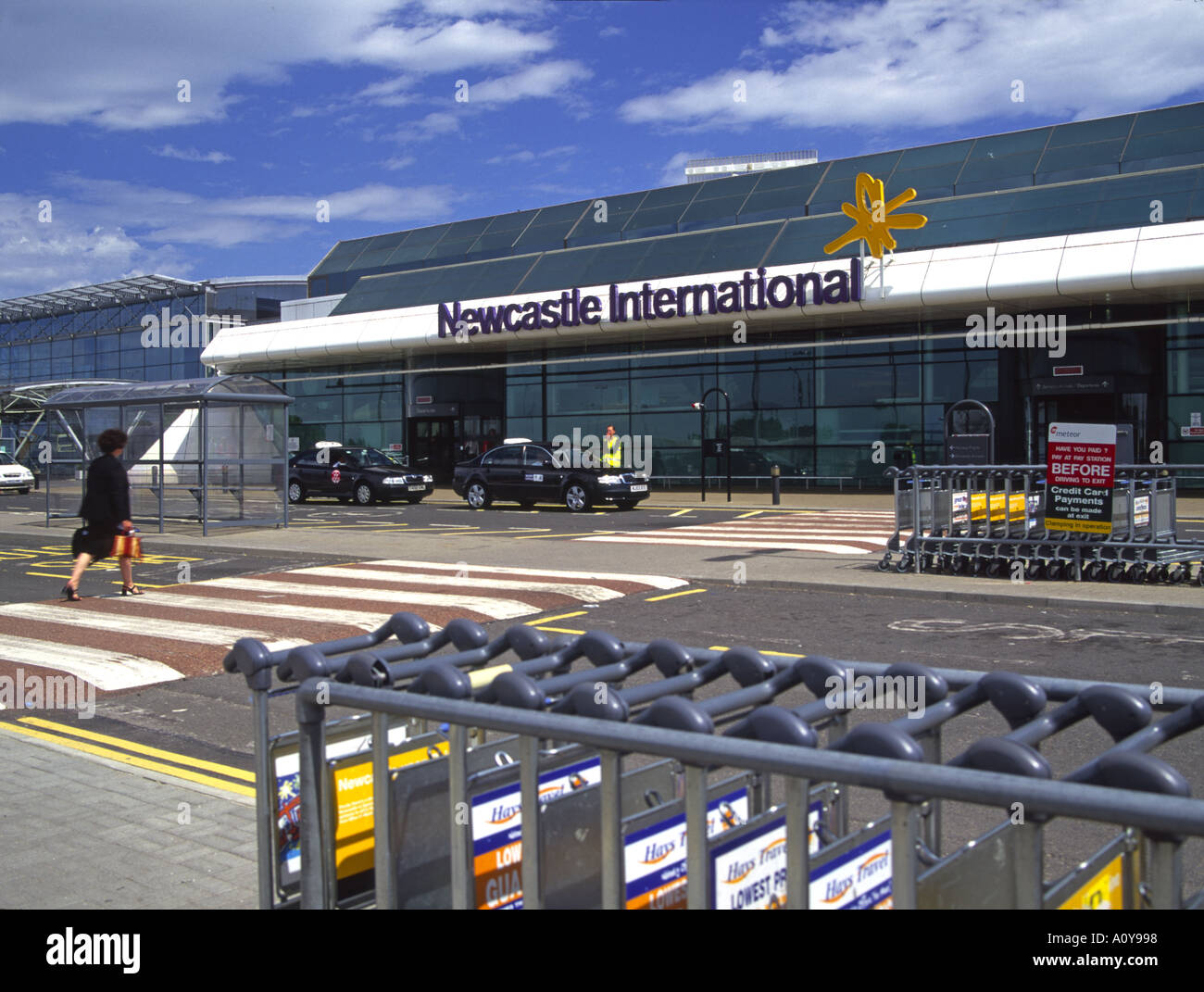 Newcastle International Airport Tyne and Wear england Stock Photo - Alamy