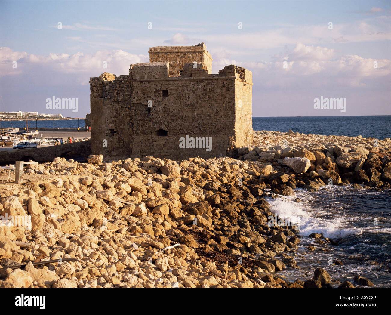 Paphos castle Kato Paphos Cyprus Europe Stock Photo - Alamy