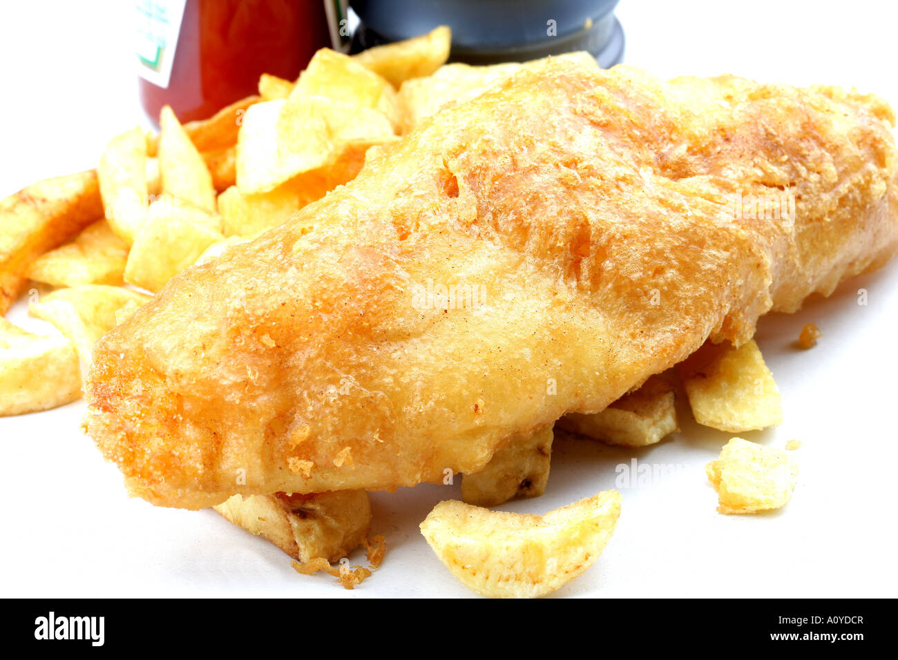 Fish and Chips Stock Photo - Alamy