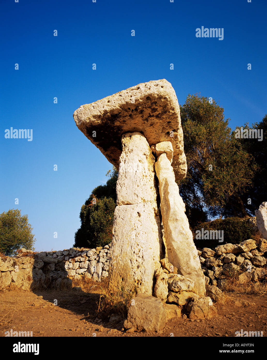 Prehistoric site taula hi-res stock photography and images - Alamy