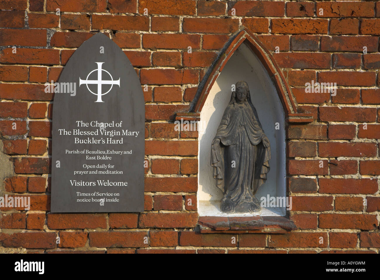 Chapel of the Blessed Virgin Mary of Bucklers Hard Stock Photo - Alamy