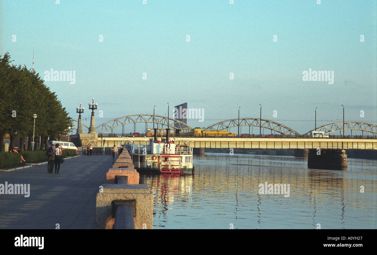 Bridge Riga 1 Stock Photo - Alamy